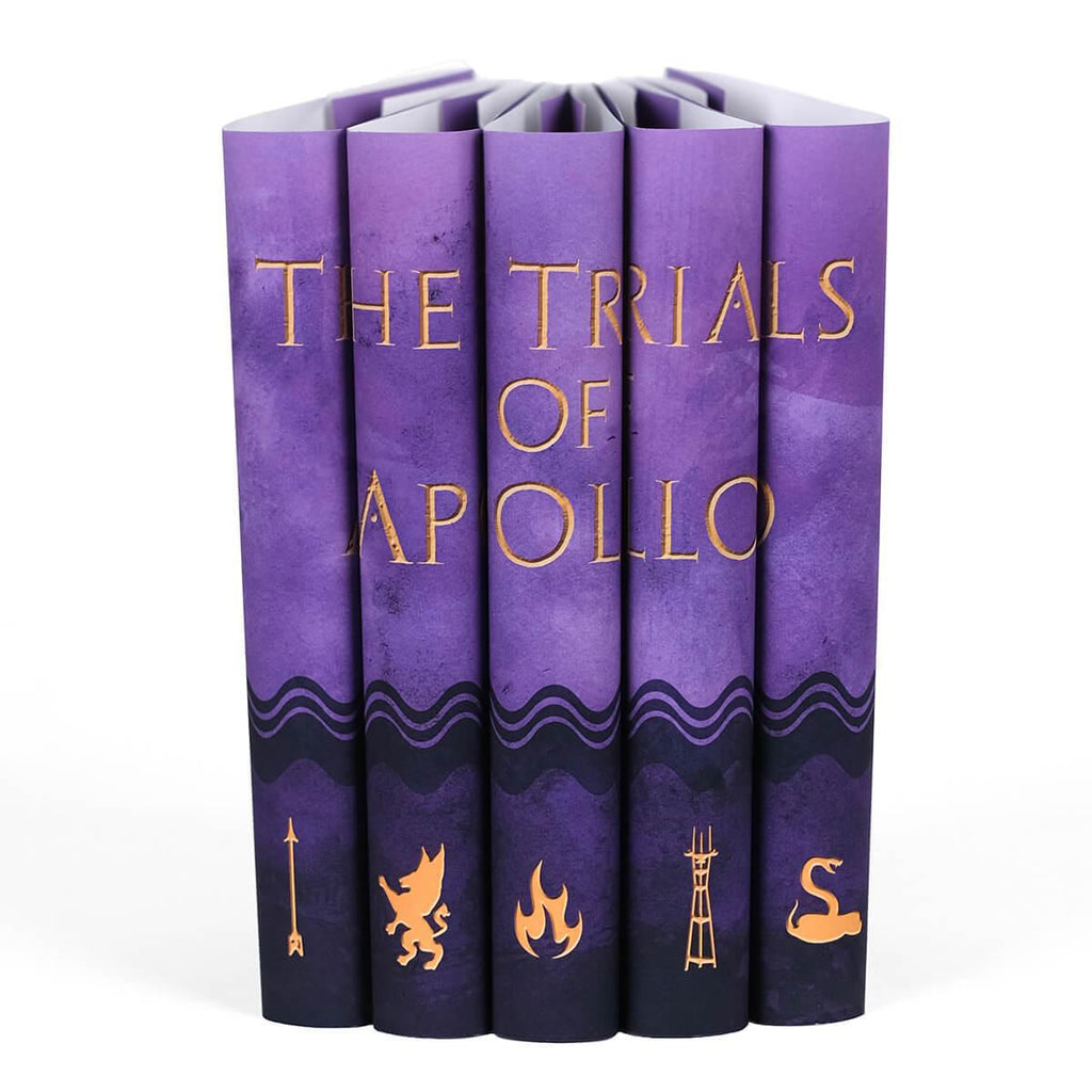 Exclusive Dust Jackets for The Trials of Apollo Series