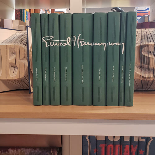 Ernest Hemingway Book Set with Signature Custom Jackets – Juniper Books